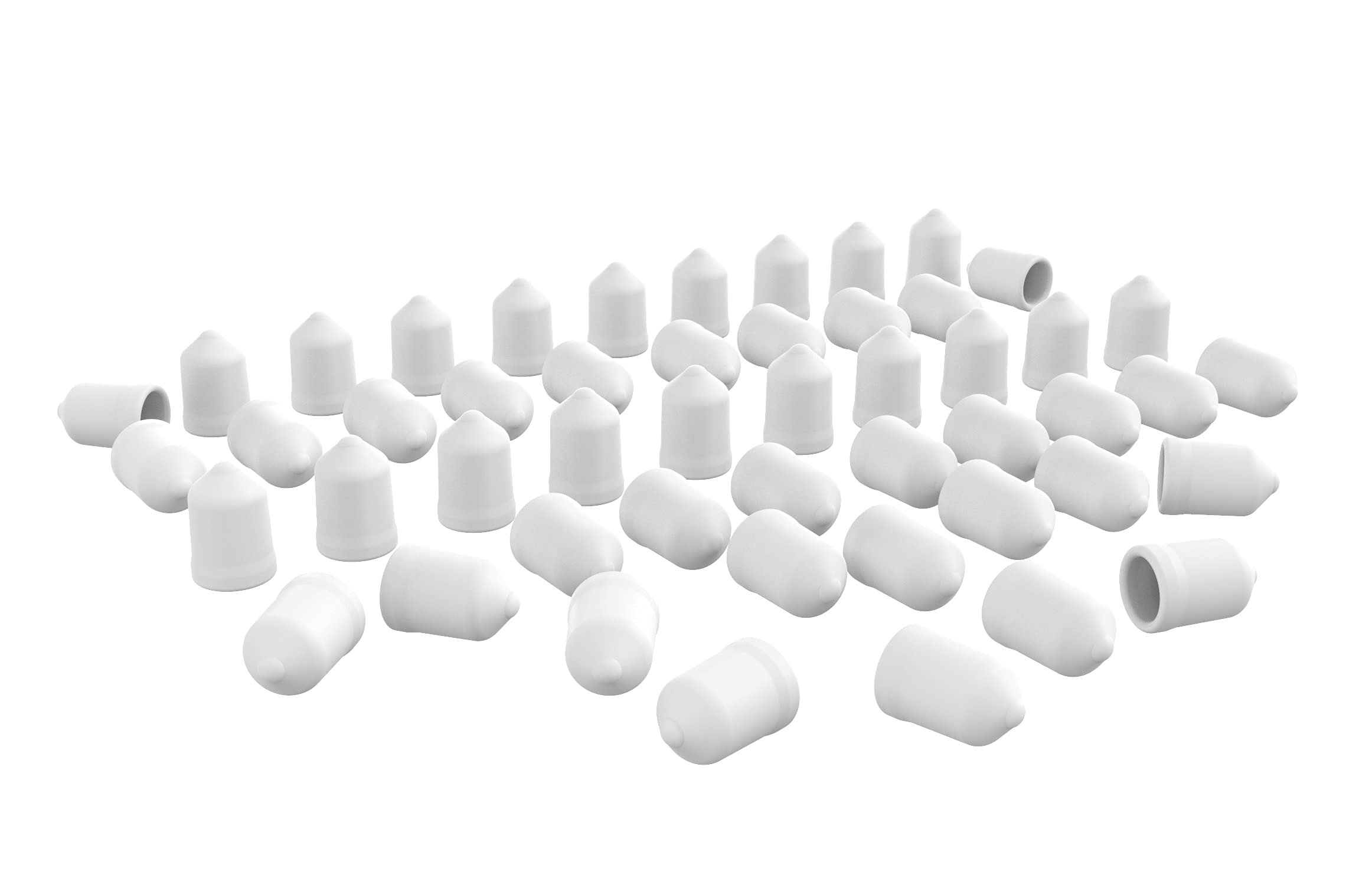 ClosetMaid 21203 Small Plastic End Caps for Wire Shelving, 1000-Pack, White, 1000 Count