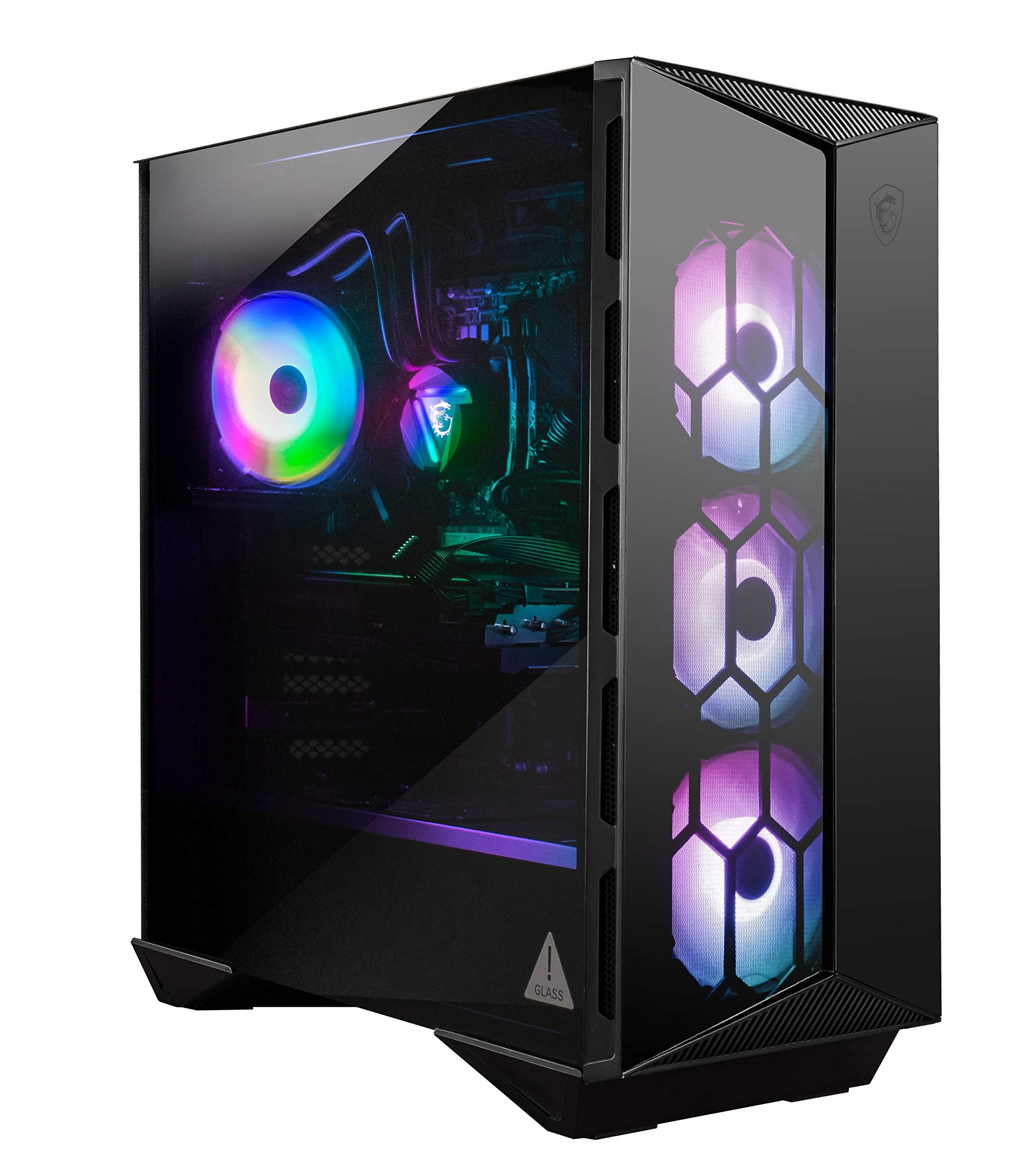 MSI Aegis RS (Tower) Gaming Desktop, Intel Core i9-11900KF, GeForce RTX 3080 Ti, 32GB RAM, 1TB SSD + 2TB HDD, WiFi 6E, Liquid Cooling, USB Type-C, VR-Ready, Win10HA (11TF-241US)