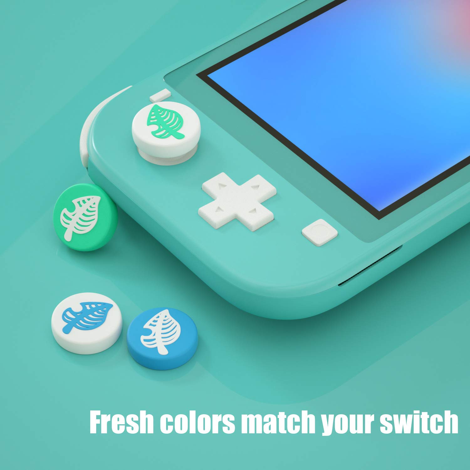 Cute Switch Thumb Grips, Soft and Comfortable Switch Flower Thumb Grips, OLED Switch Thumb Grips