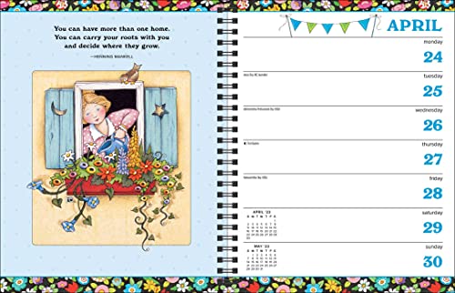 Mary Engelbreit's 12-Month 2023 Monthly/Weekly Planner Calendar: Comforts of Home