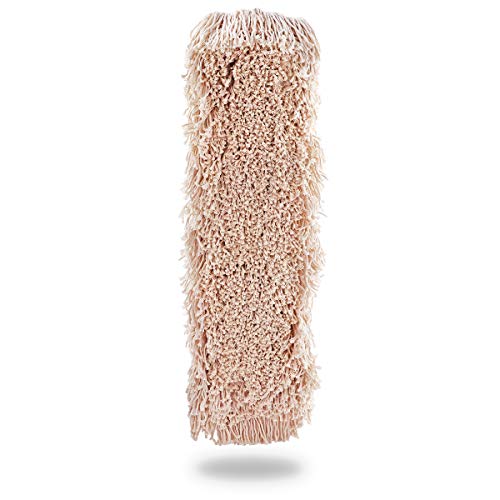 Libman Commercial 923 24" Dust Mop Head, 100% Cotton, 24" x 5", White (Pack of 6)