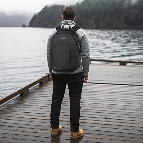 School Backpack Bookbag, Laptop Backpack Travel with Usb Charging Port for Men Women Anti Theft Water Resistant College Backpack Fits 15.6 Inch Notebook Over 3 Years Old