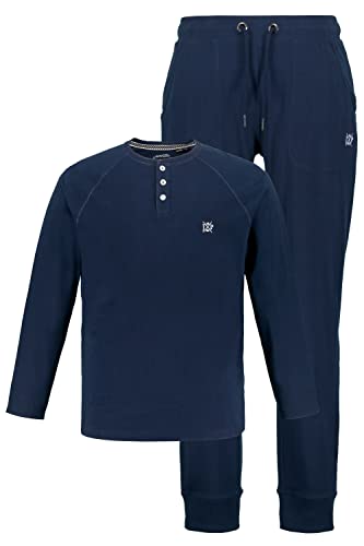 JP 1880 Menswear Big & Tall Plus Size L-8XL Pajama Set night blue XLT 800377130