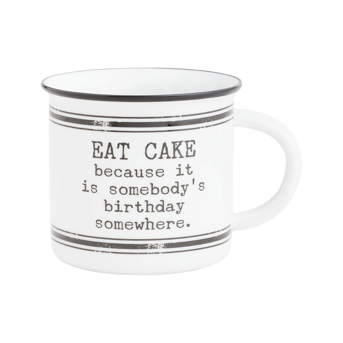 Collins Painting Funny Camp Mugs, Porcelain, 12 Ounce - Novelty Coffee Mugs - Funny Coffee Mugs (Somebody's Birthday)
