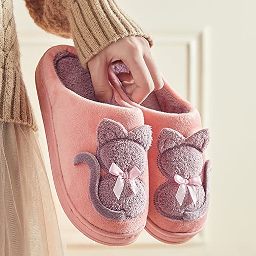 FASDNENDYS house slippers Slippers Shoes Winter Furry Toe Plush Keep SlipOn Warm Open J Slides Sandals Women