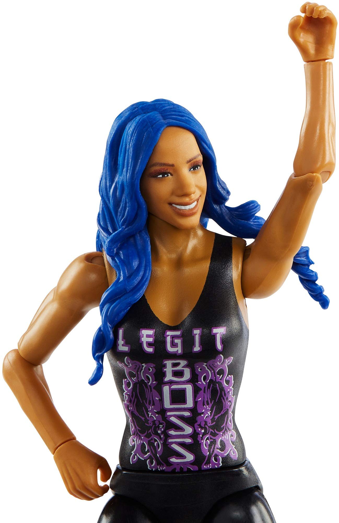 WWE Sasha Banks Basic Series #112 Action Figure in 6-inch Scale with Articulation & Ring Gear