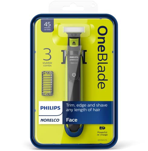 Philips Norelco OneBlade, Hybrid Electric Trimmer and Shaver, QP2520/70