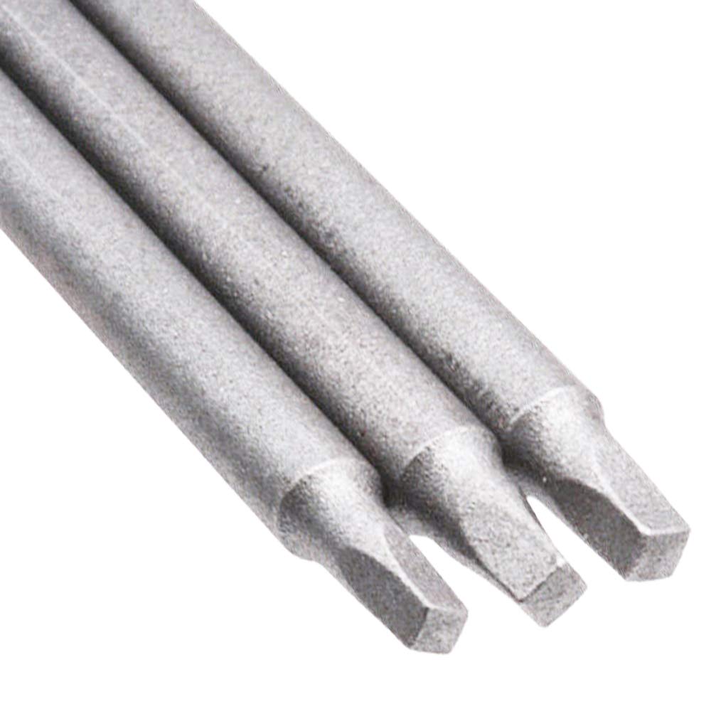 Yakamoz 3 Set of 3Pcs 1/4-Inch Shank 4-Inch Length Long Magnetic Square Head Screwdriver Bits Set Power Tools SQ1 SQ2 SQ3