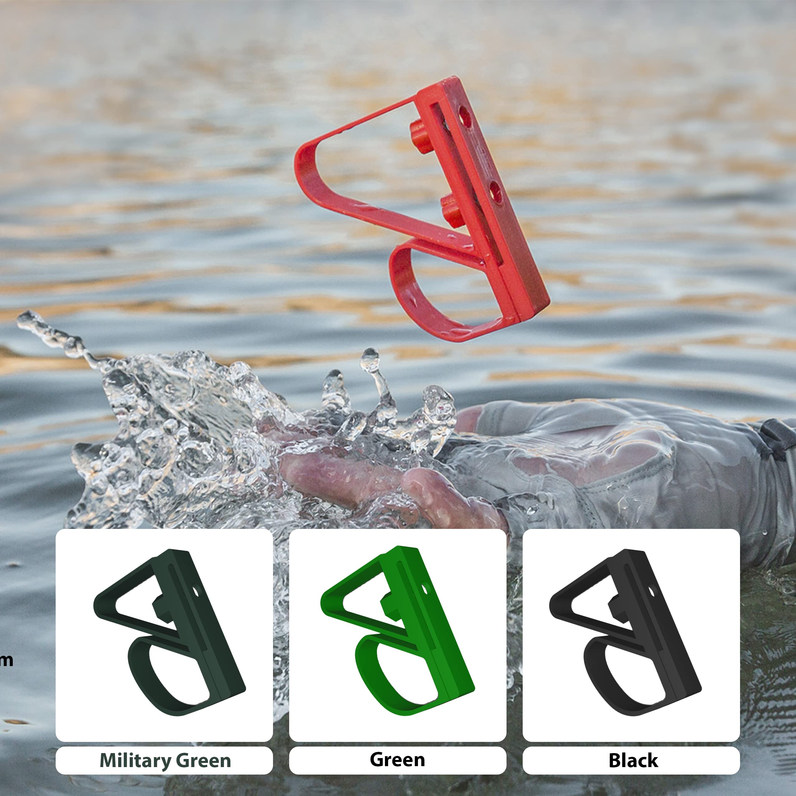 Fly Fishing Line Holder, Fishing Accessories and Essential Equipment (Military Green)