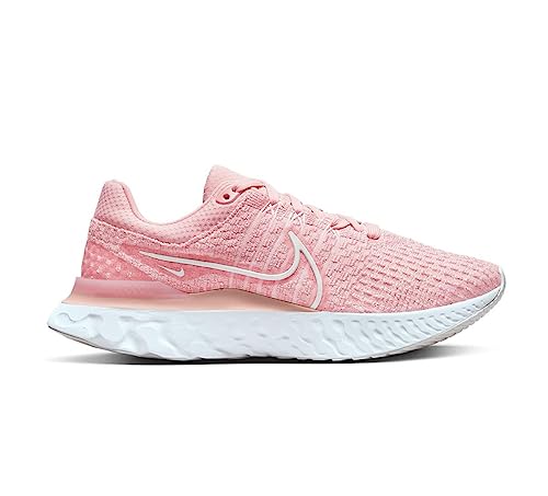 Nike Womens React Infinity Run FK 3 Running Trainers DD3024 Sneakers Shoes (UK 4.5 US 7 EU 38, Pink Glaze White Pink Foam 600)