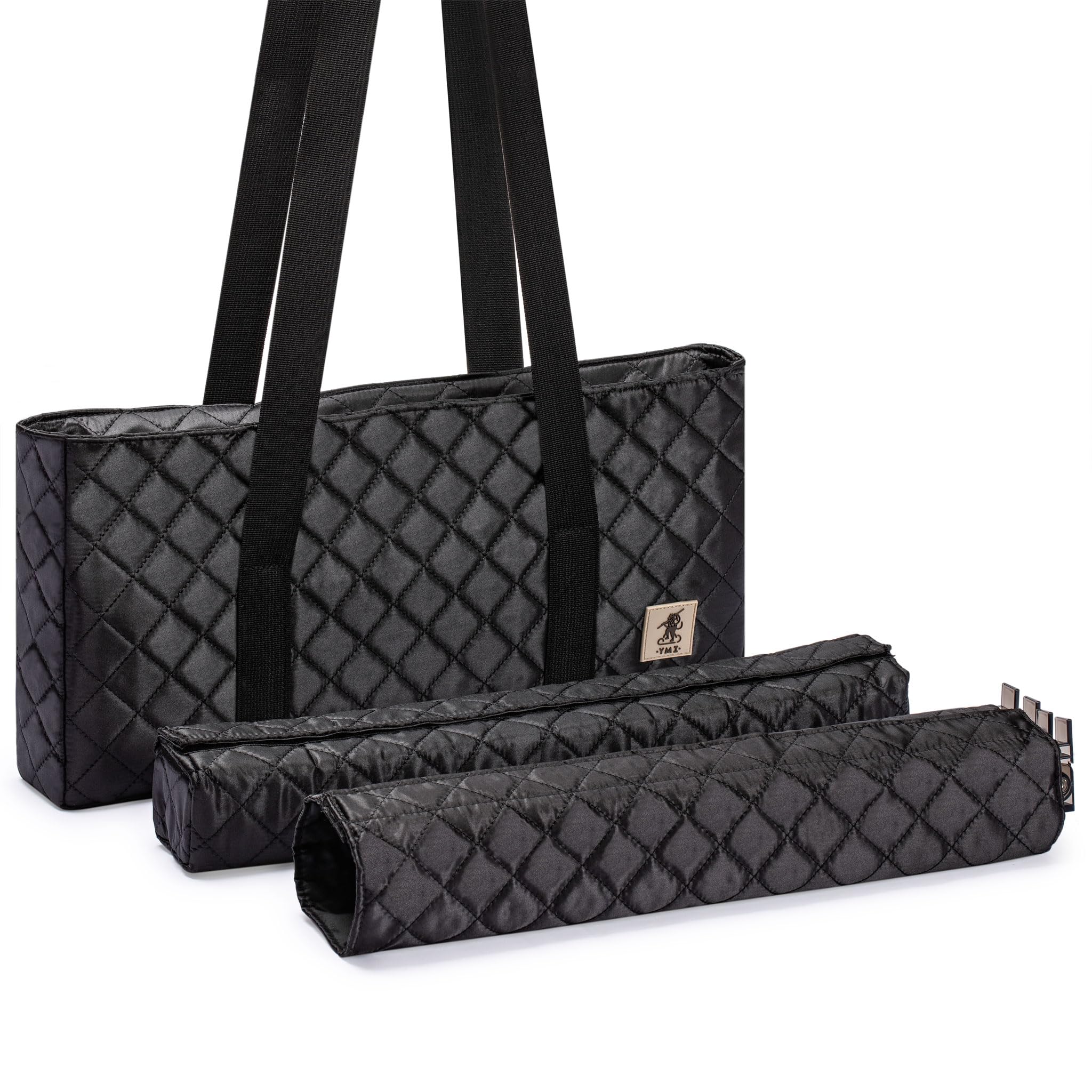 Yellow Mountain Imports Soft Case Set for American Mahjong, "Deco" (Case Only)