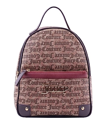 Juicy Couture Pullout Pouch Backpack Taupe/Dark Brown One Size