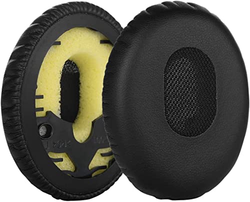 JULONGCR QC3 Replacement Pads Quietcomfort 3 Earpads Ear Pads Cushion Kit Parts Accessories Compatible with Bose Quietcomfort 3 Headphones.