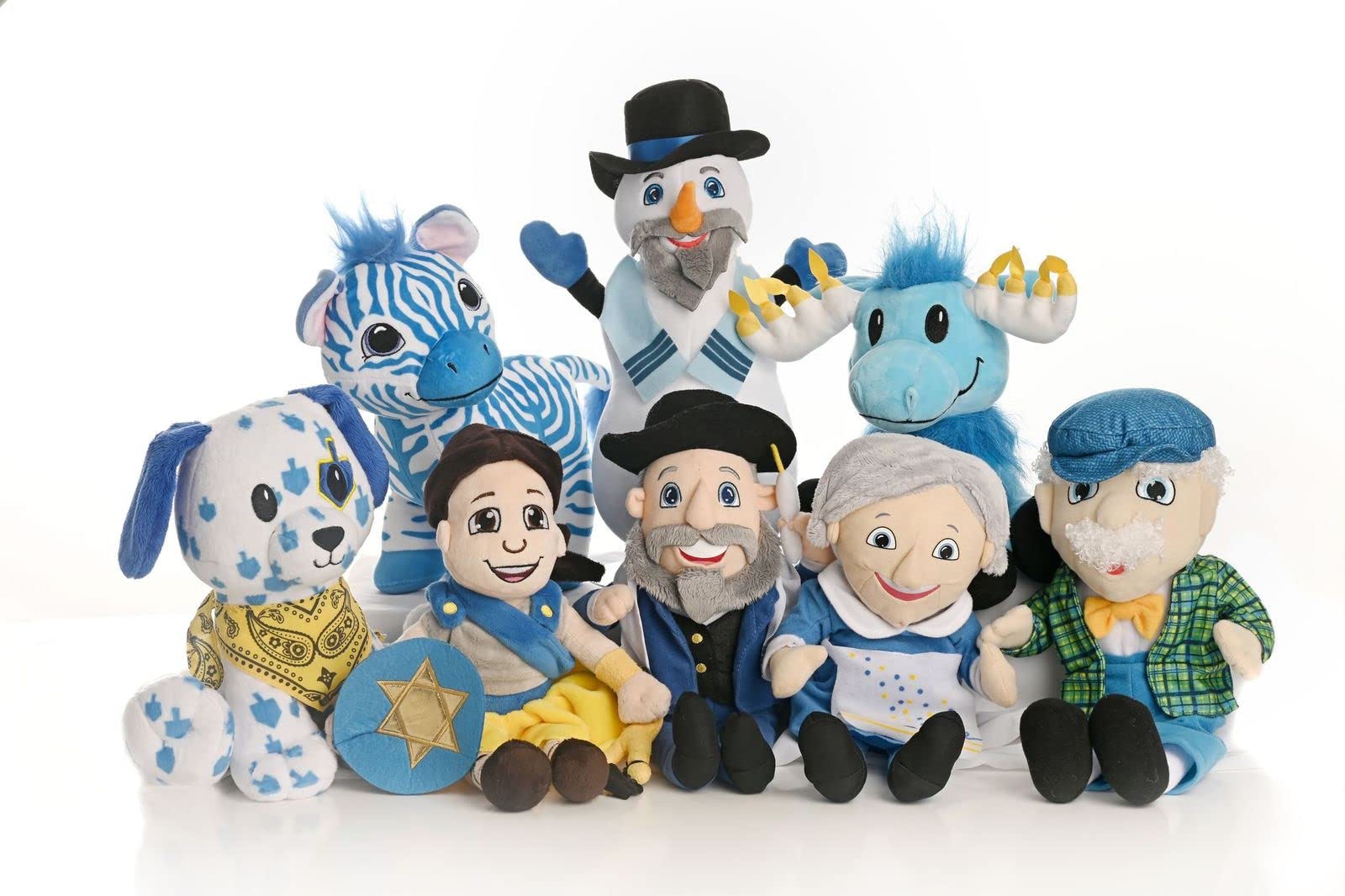 Mensch on a Bench As Seen on Shark Tank The Hanukkah Decor with Hardcover Book and Removable Bench