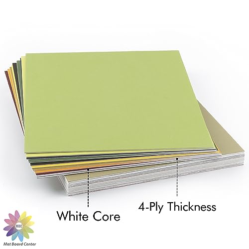Mat Board Center, 16x20 Uncut Photo Mat Boards - Full Sheet - for Art, Prints, Photos, Prints and More, Mixed Color, 25-Pack