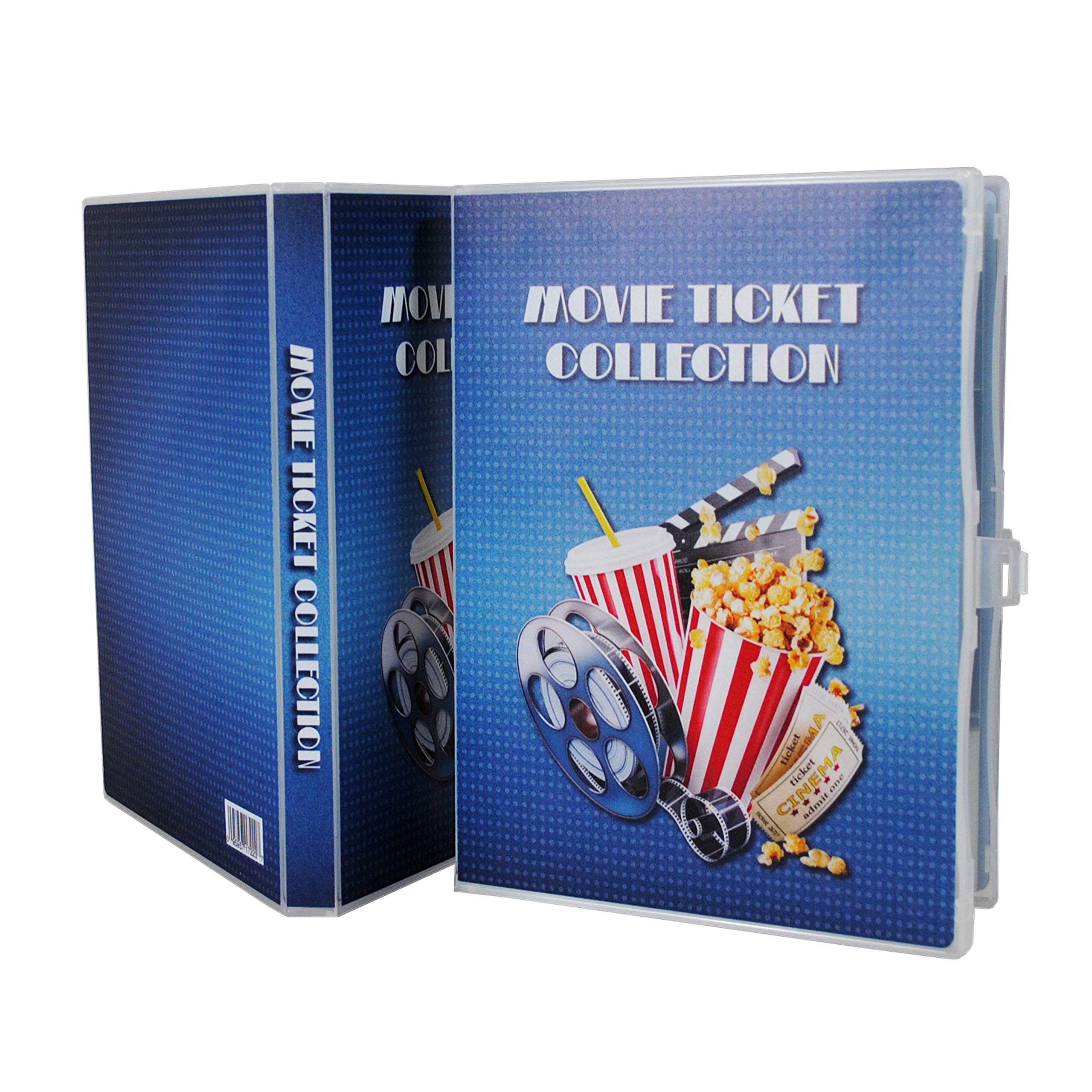 UniKeep® Movie Ticket Collection Case with Acid-Free Pages and Integrated Binder Rings