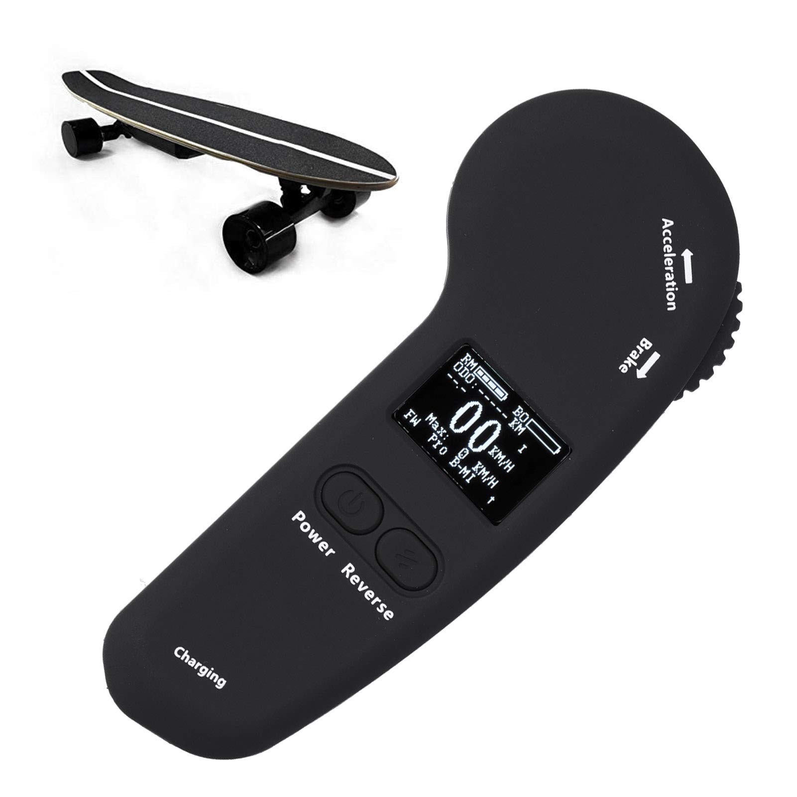 Electric Skateboard Remote Control, Remote Controller, Remote Control, Remote Control with Adjustable Speed Braking & Power Supply Indicator Light