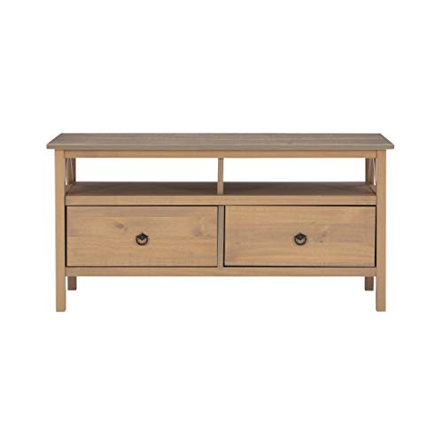 Linon Titian Driftwood TV Stand