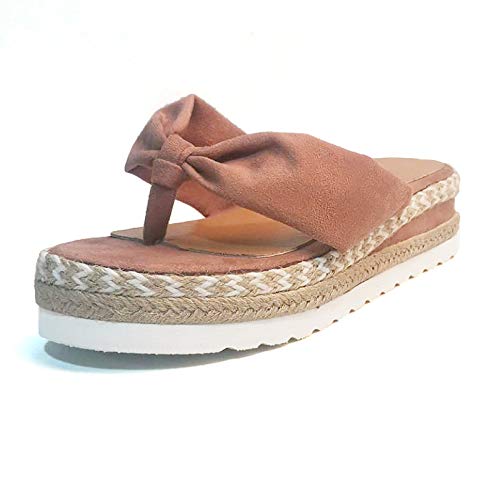 FASDNENDYS Toe Weave Breathable Flat Slip-On Sandals Open Women's Summer Beach Shoes Women's sandals Heel Slides for Women