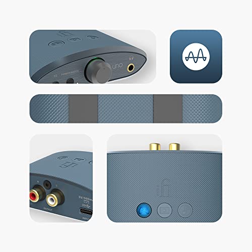 iFi uno - DAC & Headphone AMP - USB-C Input - Improve Lacklustre Audio - Streaming/Gaming/Music Modes Adjust Sound to Suit You - 32-bit/384kHz/DSD256/MQA - Windows/MAC/Smart Device/Active Speakers