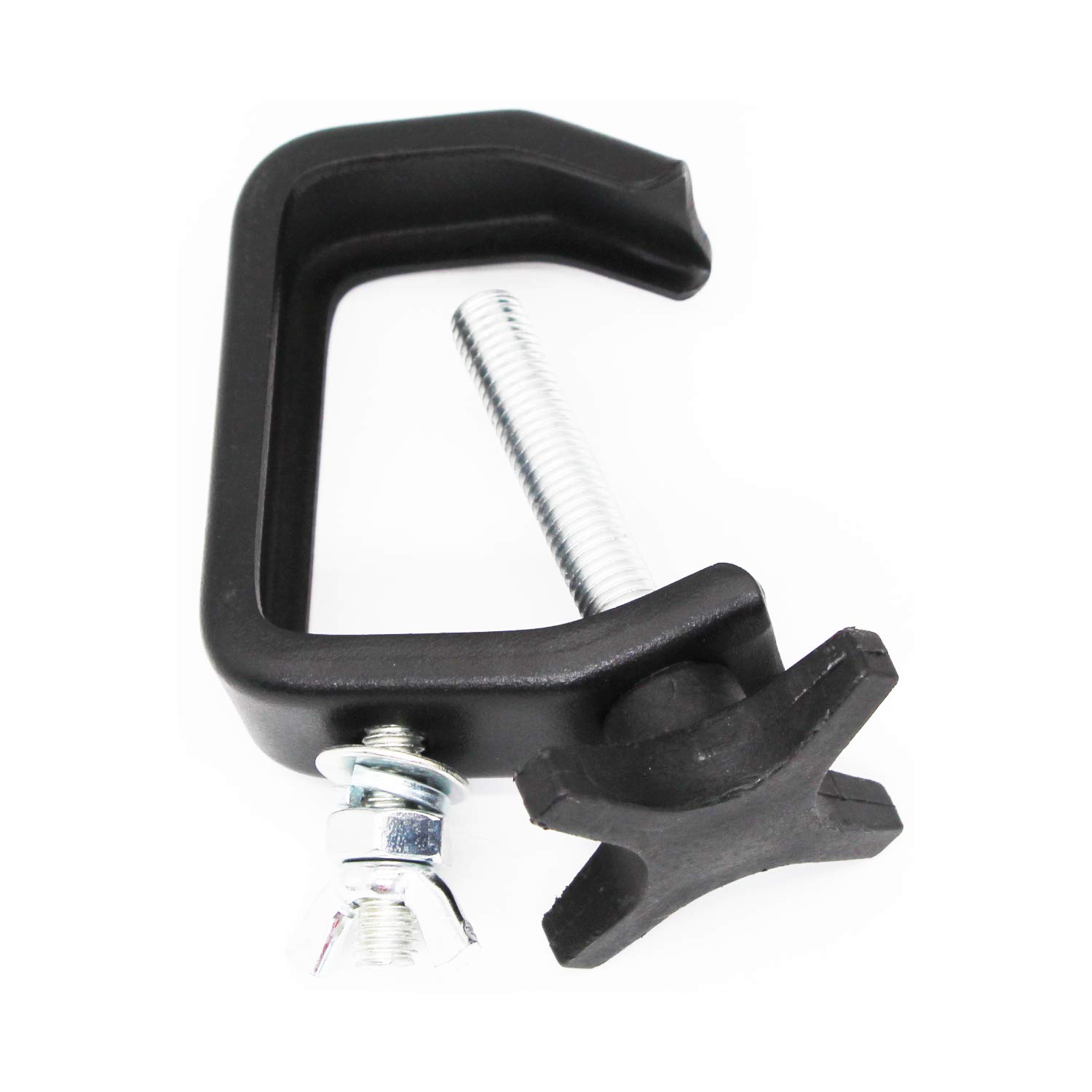 Tawelun 10 Black C Clamp 1-2" Truss Light Mounting CLP-03 Standard C Clamps 44 LBS(20KG)Capacity