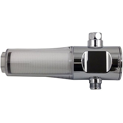 Inline Shower Filter Assembly by Sonaki - 200P - Activated Carbon Fiber Filter - Removes Sediment, Rust, Chlorine, and Chemicals found in your Shower water.