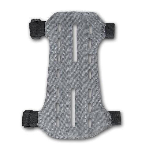 Carol Vented Target Archery Fabric ARM Guard (17cm Long x 9cm Wide) FAG222GRAY.