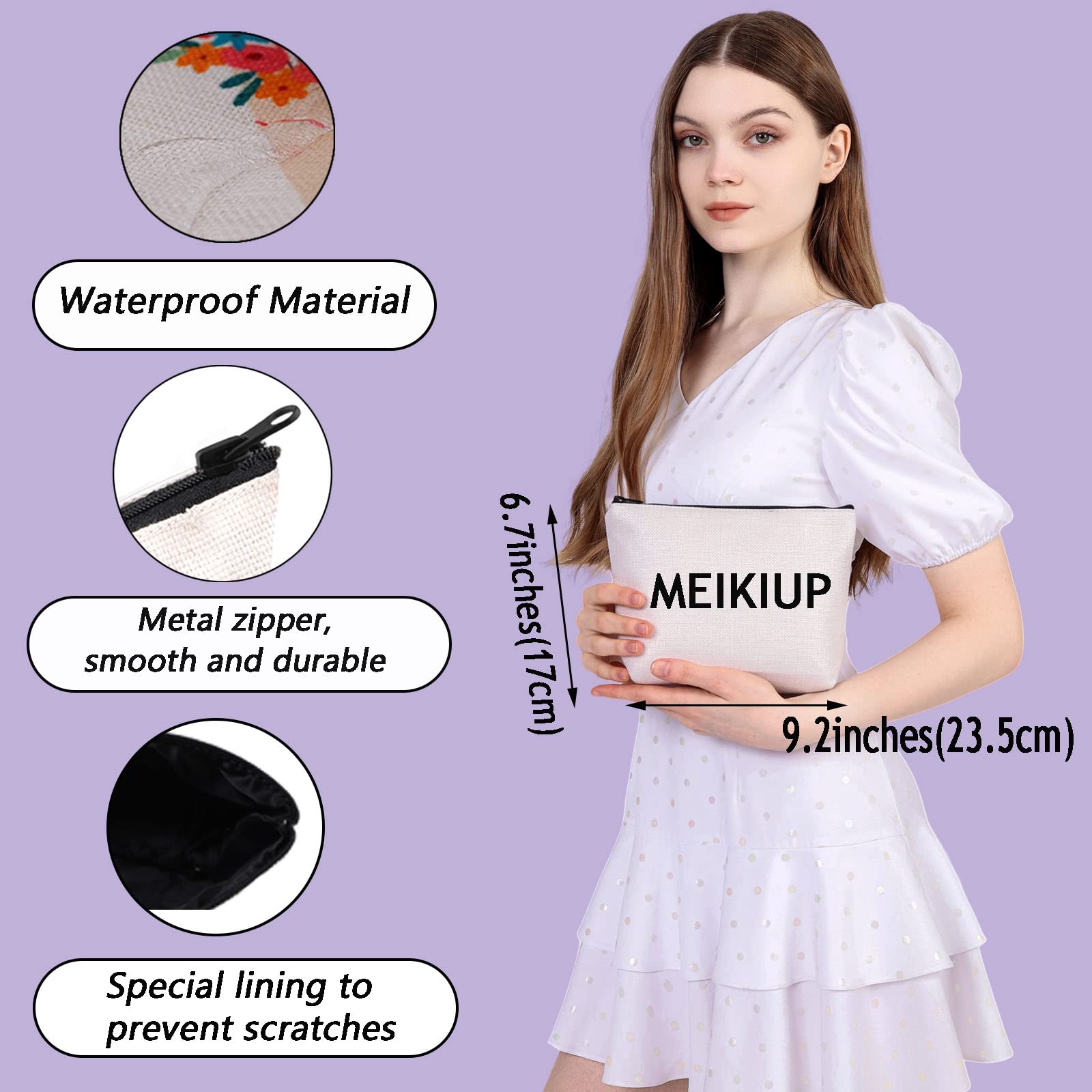 MEIKIUP MSN Graduation Gifts Masters Of Science In Nursing Toiletry Bag Nursing Graduate Gift (MSN Graduation BAG)