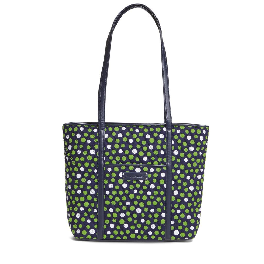 Vera Bradley Small Trimmed Vera (Lucky Dots)