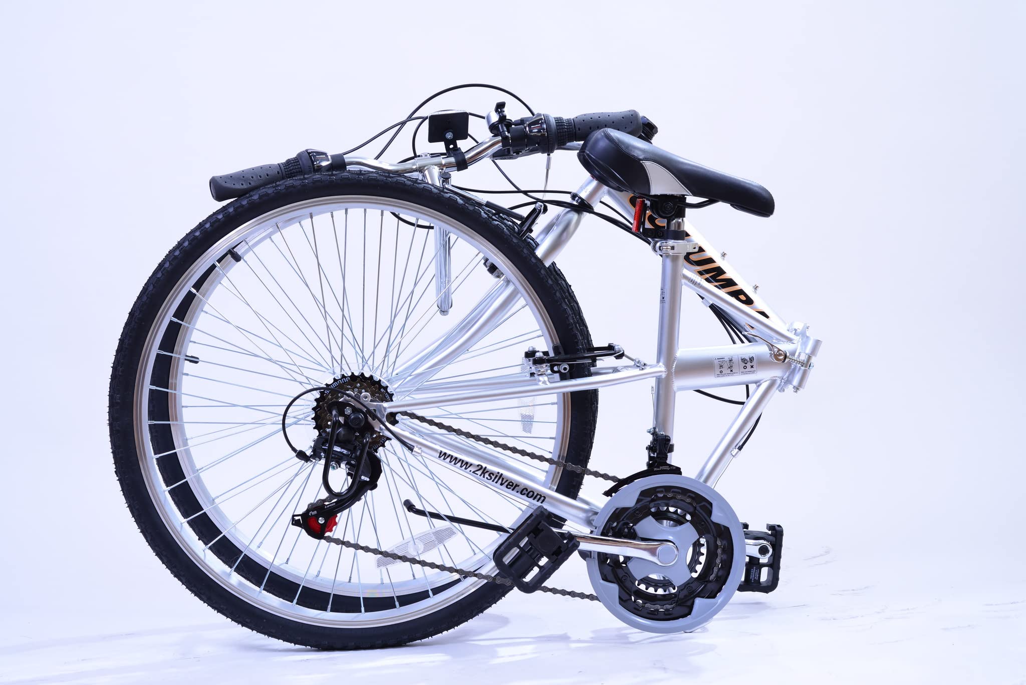Columba 26 inch Folding Bike w. 18 Speed Silver (SP26S_SLV)