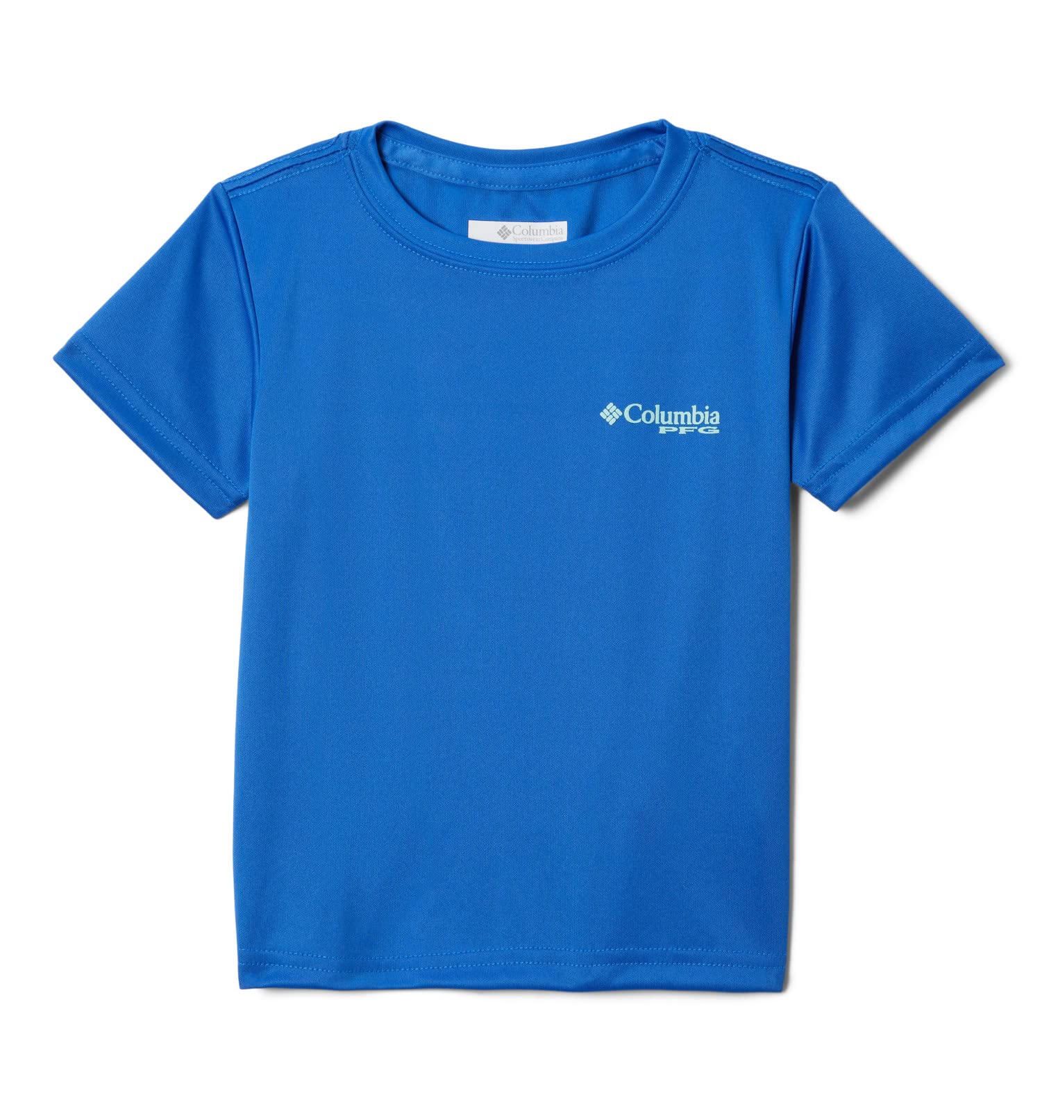 Columbia Boys' Big Terminal Tackle PFG Short Sleeve, Key West/Fish Flag Fade Graphic, Large