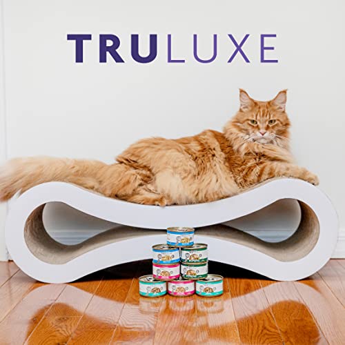Weruva TruLuxe Cat Food, Steak Frites Dinner with Beef & Pumpkin in Gravy, 3oz Can (Pack of 24), Purple