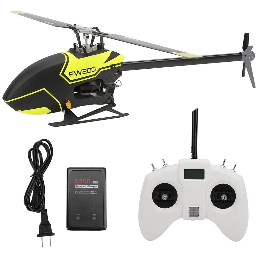 FW200 FLYWing Hobby RC Helicopter RTF 3D APP Adjust Automatic Return Brushless Remote Control with Charger Omnidirectional rc Plane