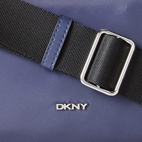 DKNY Women's Sporty Caelynn Pouchette Handbags Crossbody, Indigo/Silver, Medium US