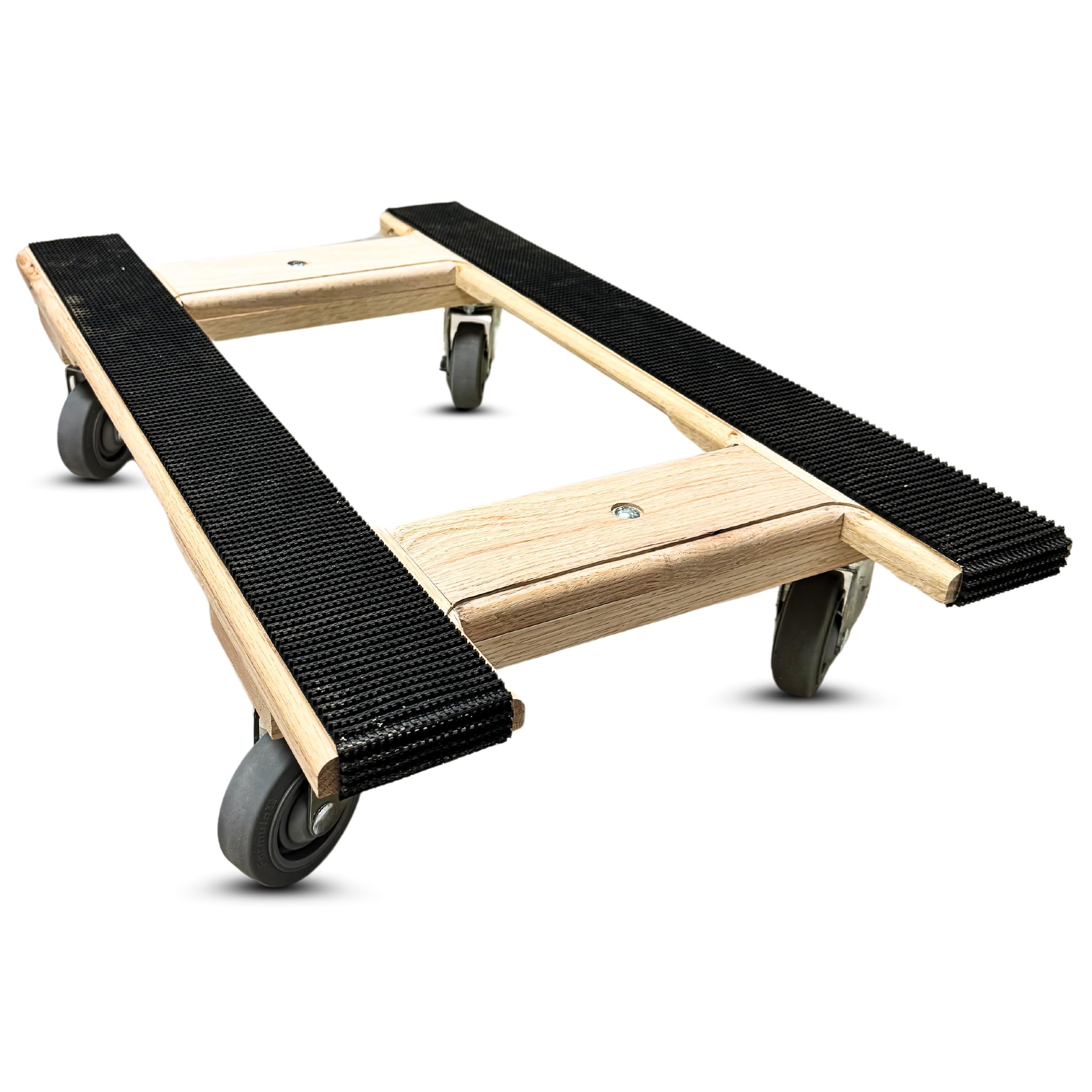Heavy-Duty Oak Furniture Dolly β 18"x30" 4-Wheel Moving Dolly, 1000 lbs Capacity β Made in USA, Ideal for Professional Movers