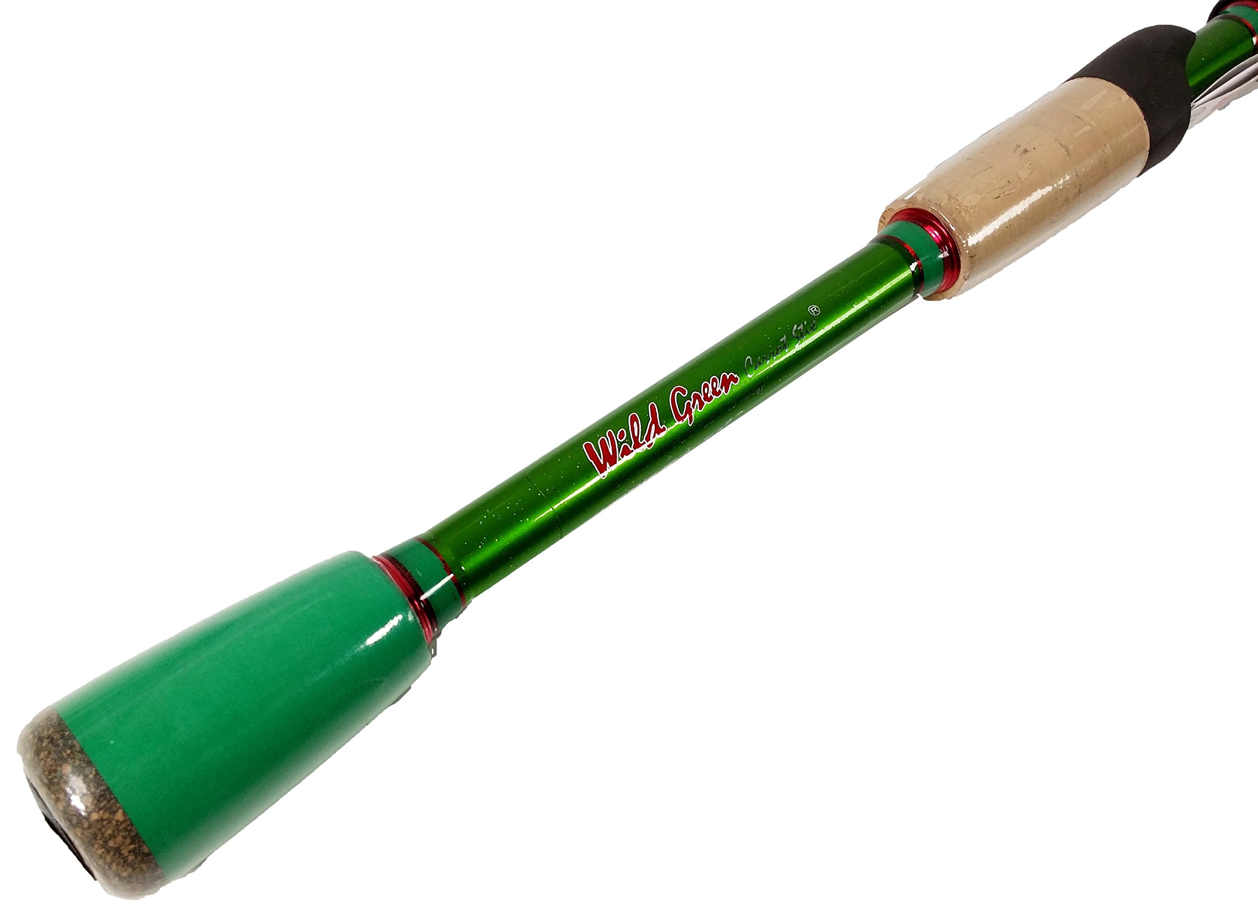 Carrot Stix Spinning 7' Medium Wild Wild Green Greenwater Inshore Fishing Rod C2WG701M-MF-S