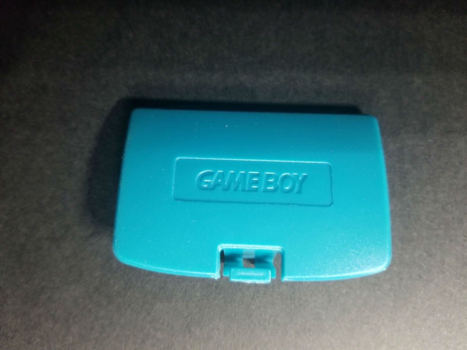 TEAL BLUE GAME BOY LOGO COLOR REPLACEMENT BATTERY COVERS LIDS DOOR
