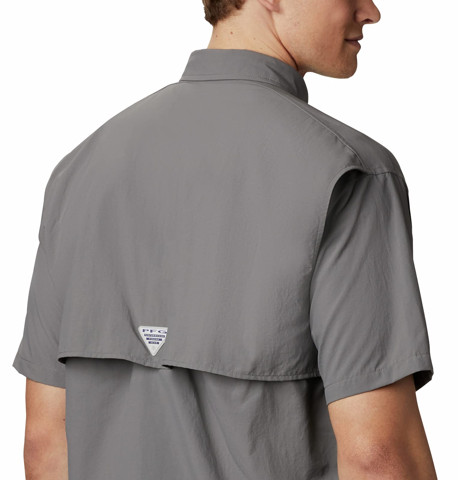 Columbia Men's Standard Bahama Ii Short Sleeve Shirt, City Grey, Small