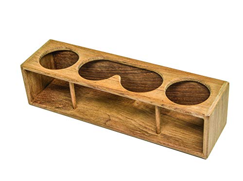 Whitecap 62632 Teak Four Drink/Binocular Rack