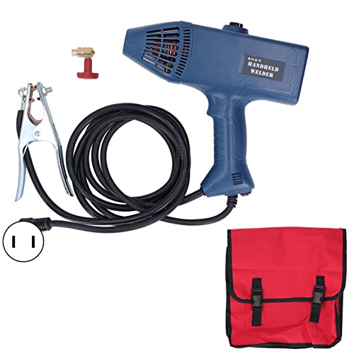 Eulbevoli Handheld Welding Machine, 120A Output Current 3KVA Power Capacity ABS Portable Handheld Welder for Industrial Work(US Plug 110V)