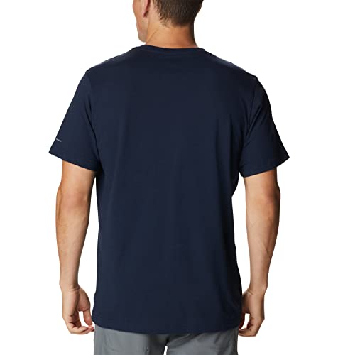 Columbia Men's Thistletown Hills Short Sleeve, Collegiate Navy Heather, Medium
