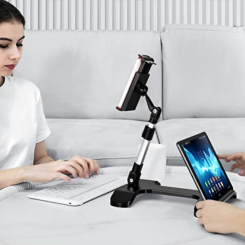 SUGERLEE Cell Phone Stand, Angle Height Adjustable Phone Holder for Daily use, Desktop Cell Phone Stand Holder Compatible with All Mobile Phone、Tablets、ipad