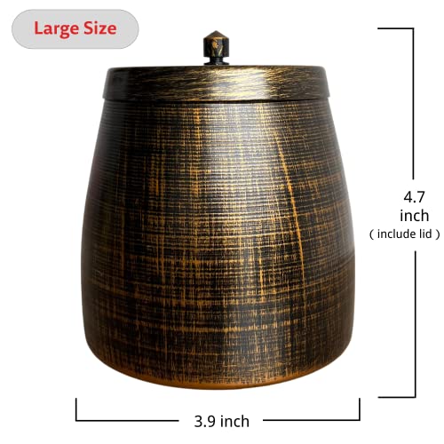 WUSIFIE Large Ashtray with Lid for Cigarette - Outdoor Ash Tray Sets, Ashtrays for Cigarettes Outdoor, Windproof Smokeless Large Ash Tray for Home, Ashtray for Weed, Cigar Ashtrays