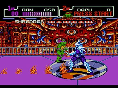 Teenage Mutant Ninja Turtles: The Hyperstone Heist β (Sega Genesis / MegaDrive) β Reproduction Video Game Cartridge with Box and Manual