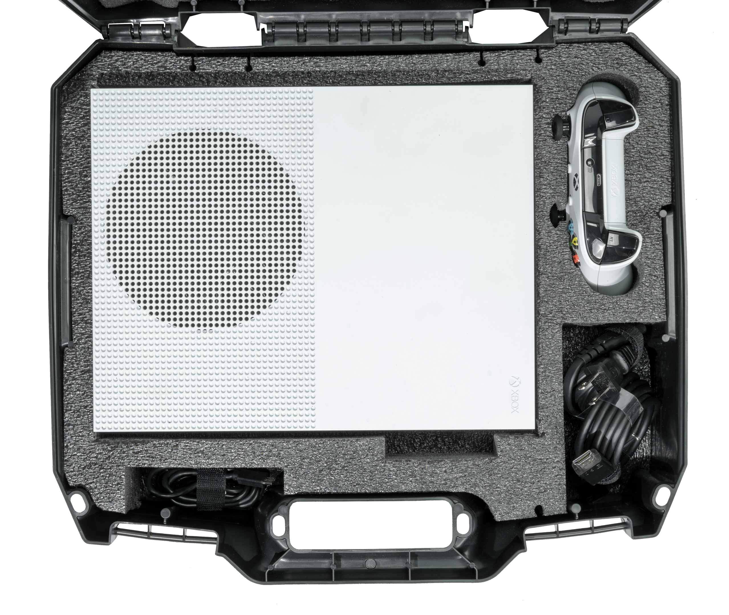 Case Club Compatible with Xbox One Carry Case. Fits X or S models in PRE-CUT Foam!