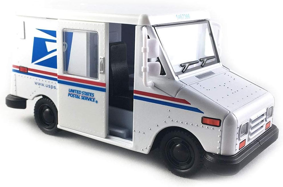 📬 United States Postal Mail Truck USPS 1987 Grumman LLV 1:36 Scale Die Cast Metal 5 Inch Model Toy Truck