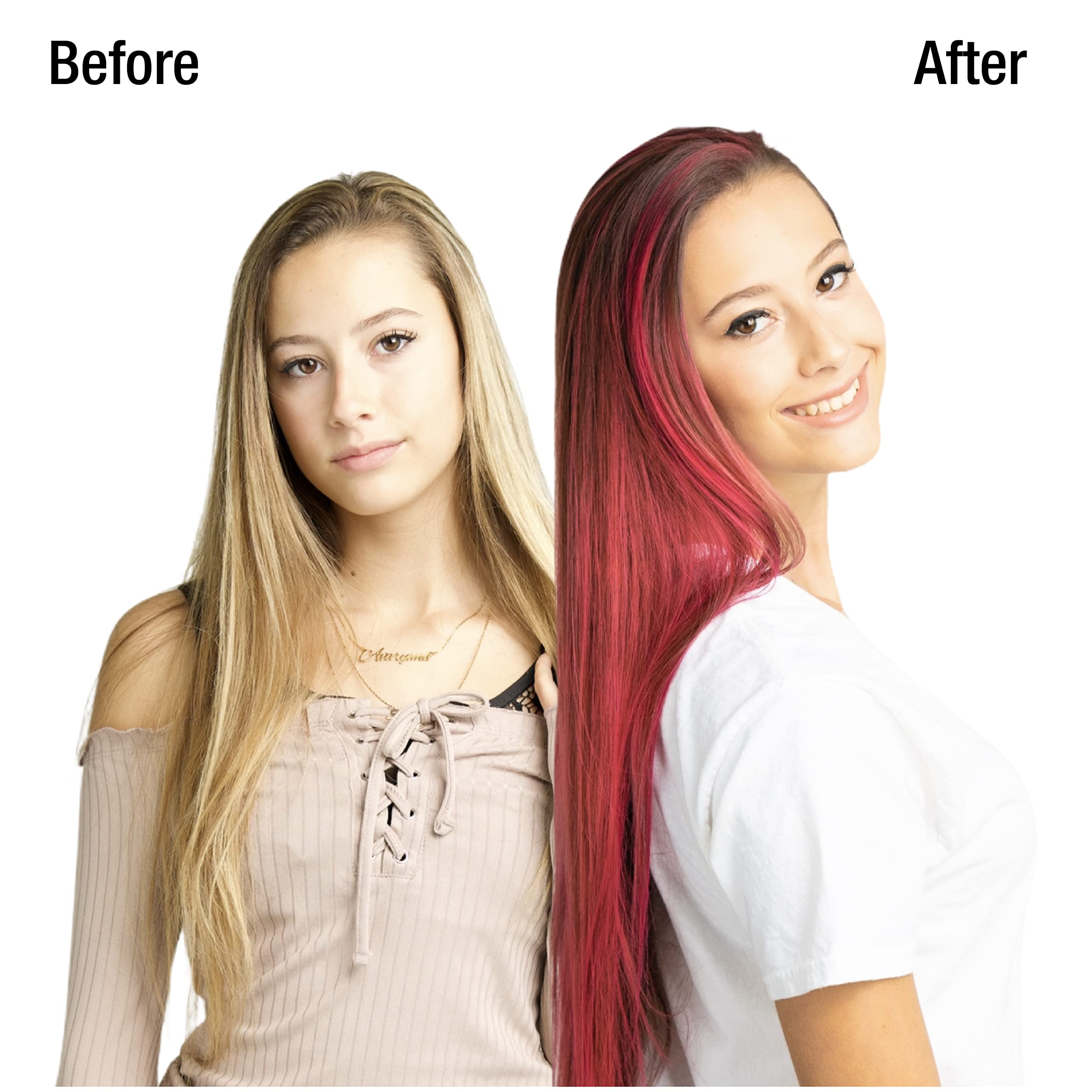 No Fade Fresh Bright Red Color Depositing Shampoo + Conditioner + BondHeal Bond Rebuilder Bundle - Enhance Color, Prevent Fading & Refresh, Temporary Hair Dye