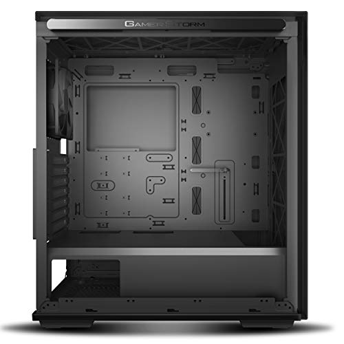 DEEPCOOL Gamer Storm MACUBE 310 Black ATX Mid Tower Case Full-Size Magnetic Tempered Glass Built-in Fan Hub and Graphics Card Holder