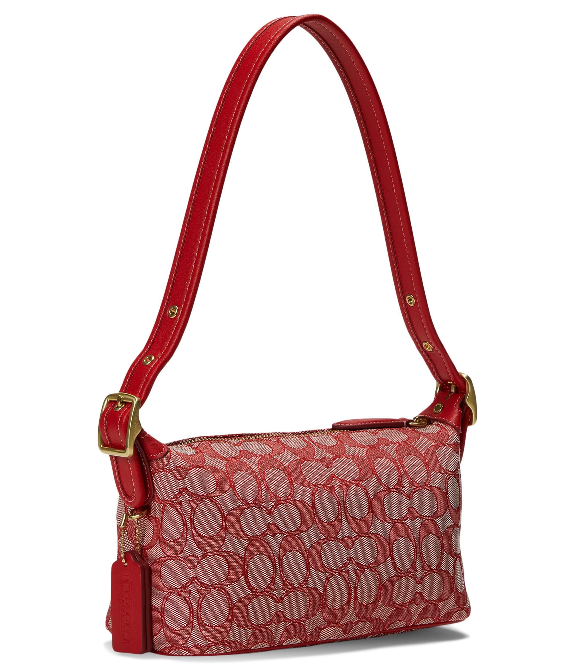COACH Signature Jacquard Demi Bag Sport Red Sport Red One Size