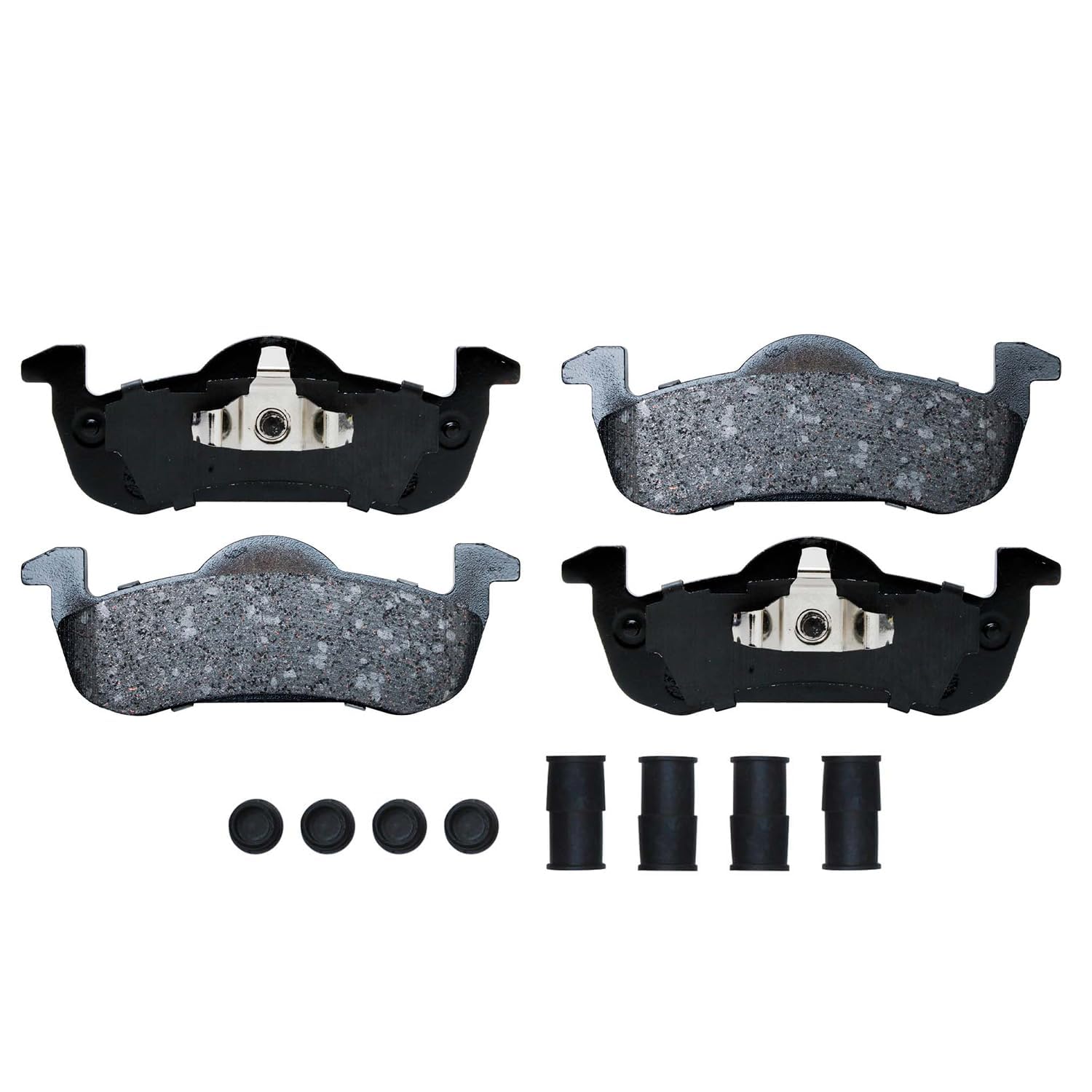 Detroit Axle - Rear Brake Kit for 07-17 Ford Expedition Lincoln Navigator Brake Rotors Ceramic Brakes Pads 2007 2008 2009 2010 2011 2012 2013 2014 2015 2016 2017 Replacement